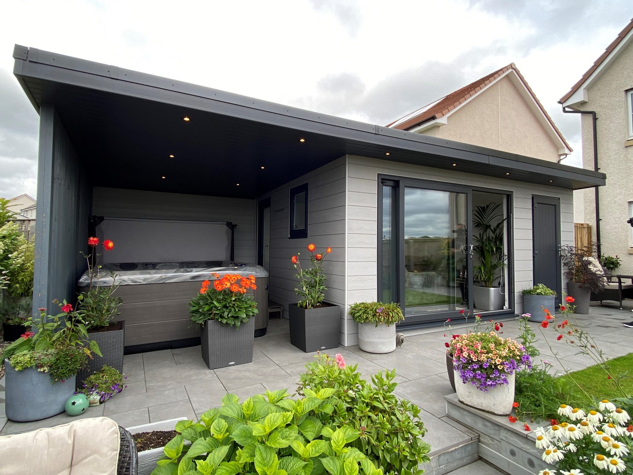 Smooth Composite Wall Cladding 3.6m - Grey – Artificial Living